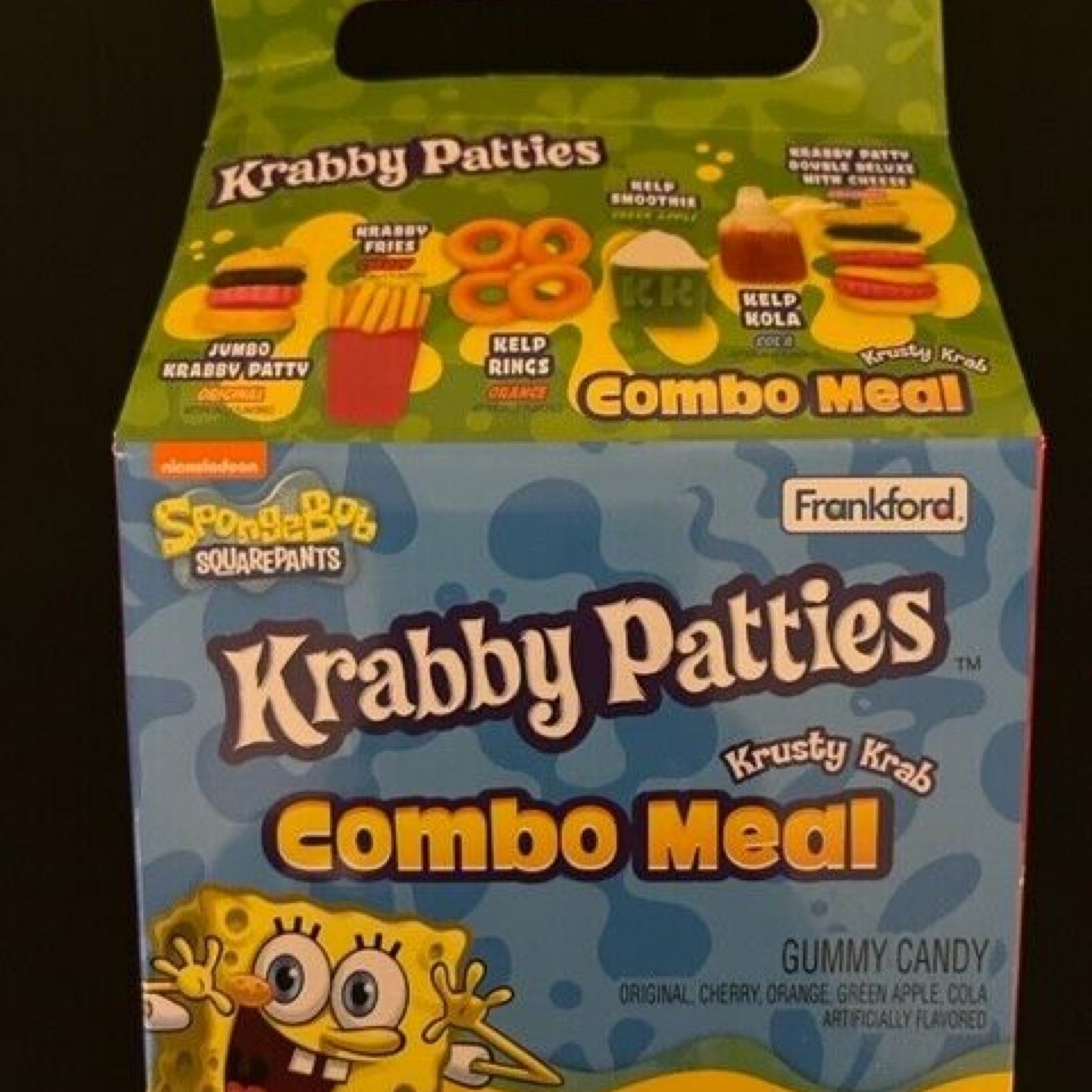 Nickelodeon Spongebob Krabby Patties Gummies Combo Meal Box of Gummy ...